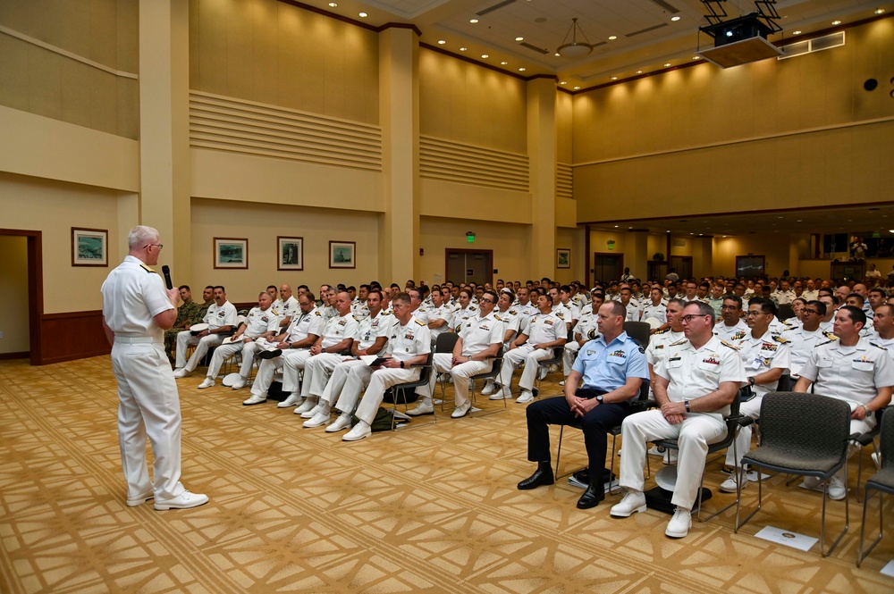 DVIDS - Images - VADM Wade Speaks at RIMPAC 2024 Opening Brief