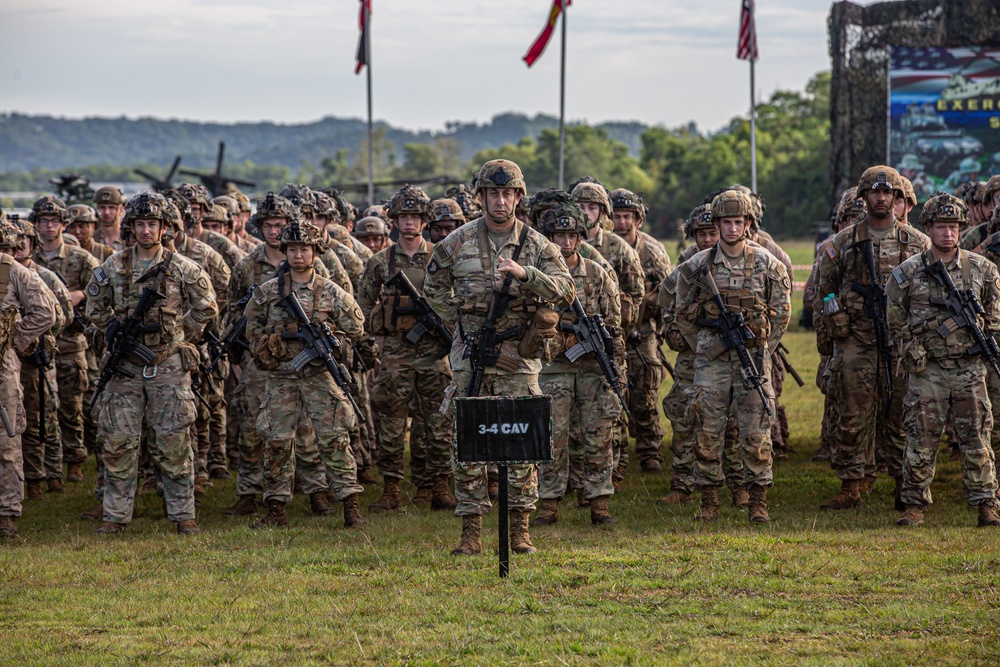 DVIDS - Images - Keris Strike: 3-4 Cav at the Opening Ceremony [Image 3 of 5]