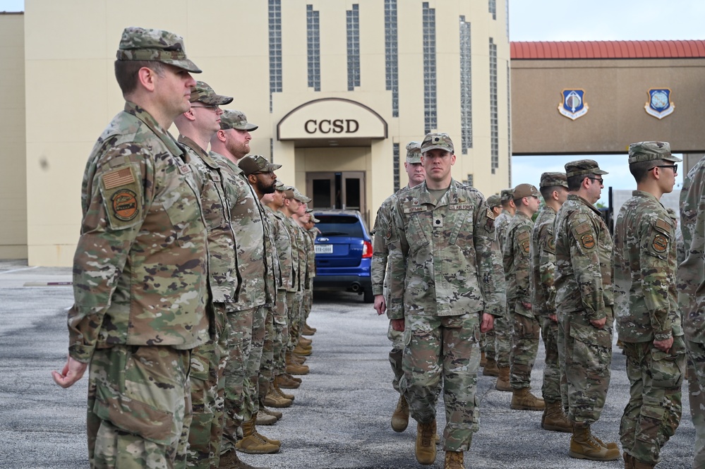 DVIDS - Images - 367th COS Open Ranks Inspection [Image 5 of 6]