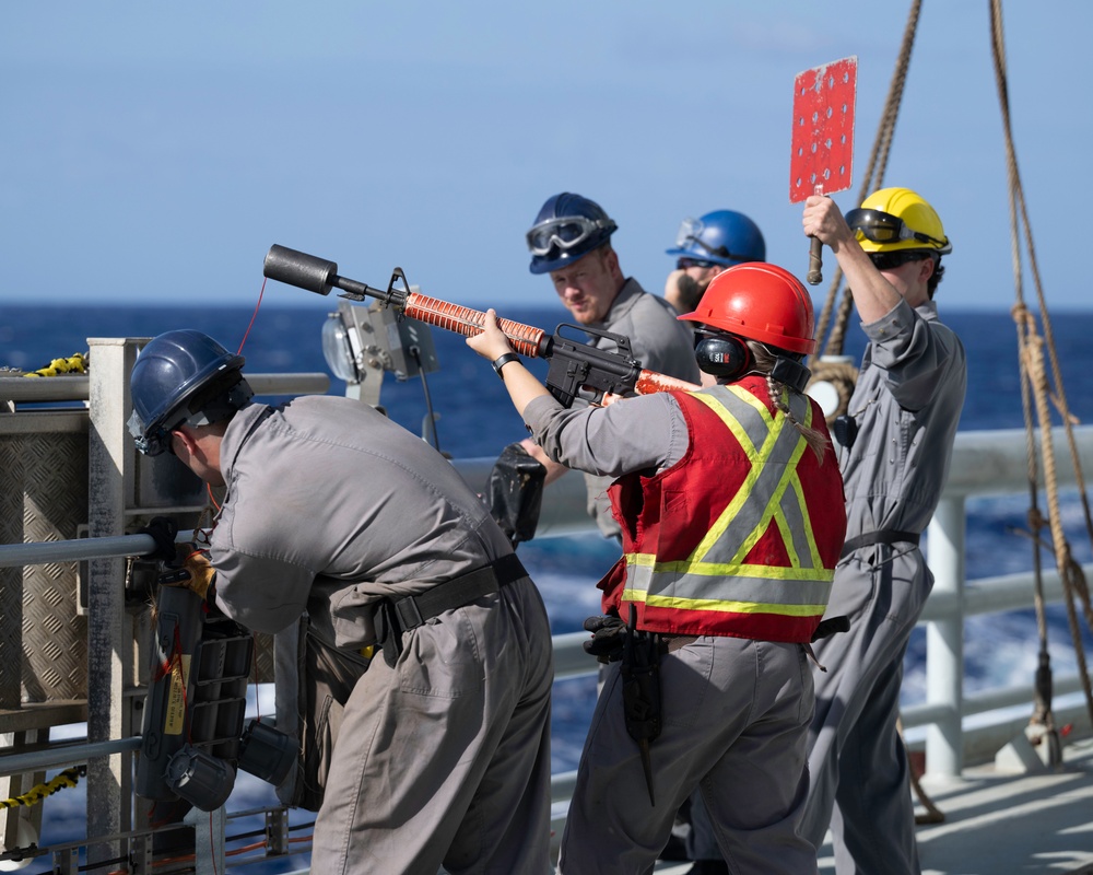 DVIDS - Images - MV Asterix conducts a RAS with USCGC Midgett (WMSL 757 ...