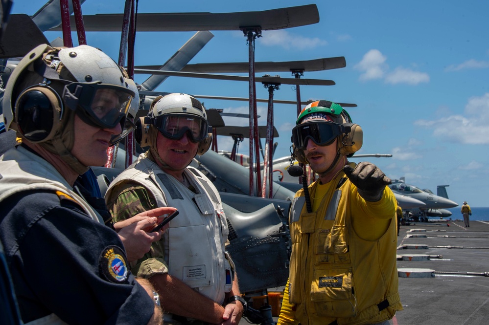 DVIDS - Images - New Zealand officials observe flight ops aboard USS ...