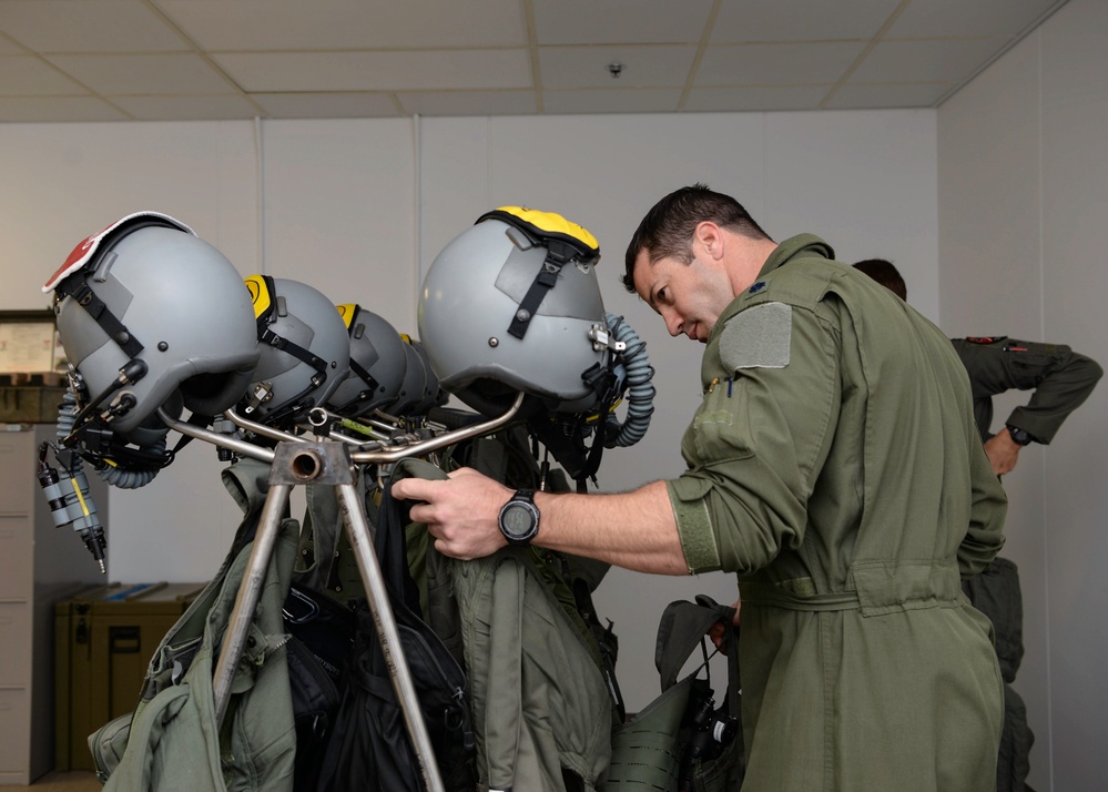 DVIDS - Images - USAF F-22A Raptor pilots take to the skies for large ...