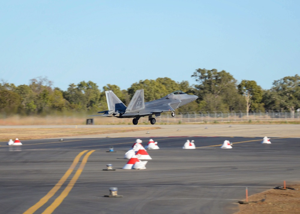 DVIDS - Images - USAF F-22A Raptor pilots take to the skies for large ...