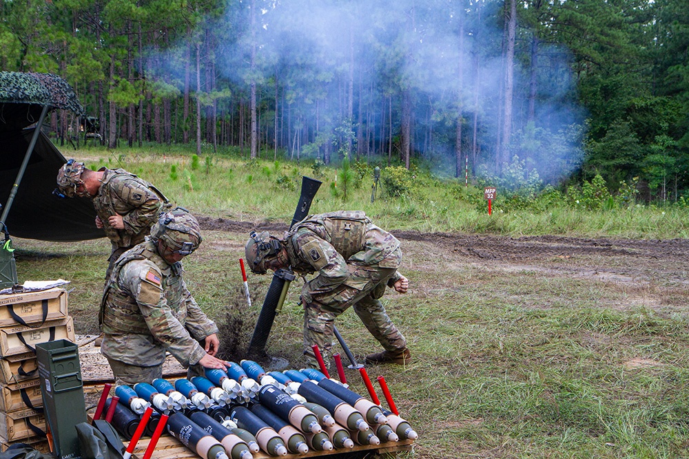 DVIDS - Images - 2-124 Infantry Regiment conducts mortar training ...