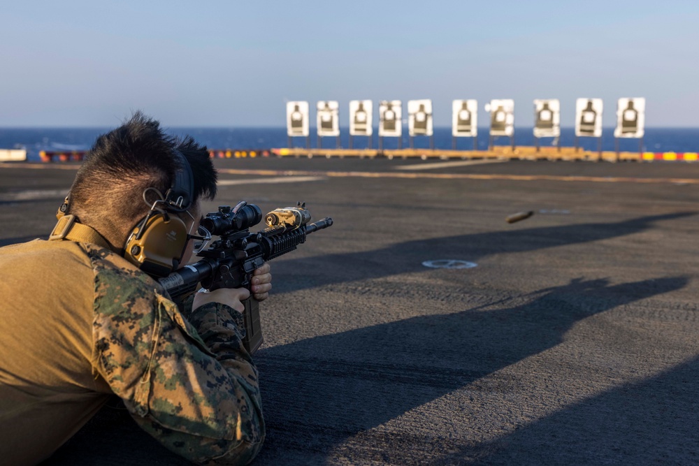 DVIDS - Images - CLB 24, 24th MEU (SOC) BZO Range on USS Wasp (LHD 1 ...