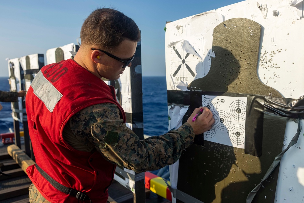 DVIDS - Images - CLB 24, 24th MEU (SOC) BZO Range on USS Wasp (LHD 1 ...