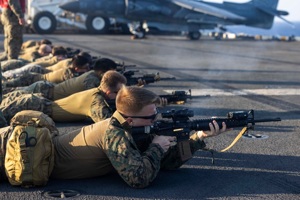DVIDS - Images - CLB 24, 24th MEU (SOC) BZO Range on USS Wasp (LHD 1 ...