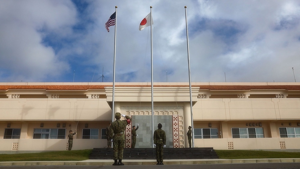 DVIDS - Images - RD24 | JGSDF Camp Ishigaki Flag Raising [Image 1 of 5]