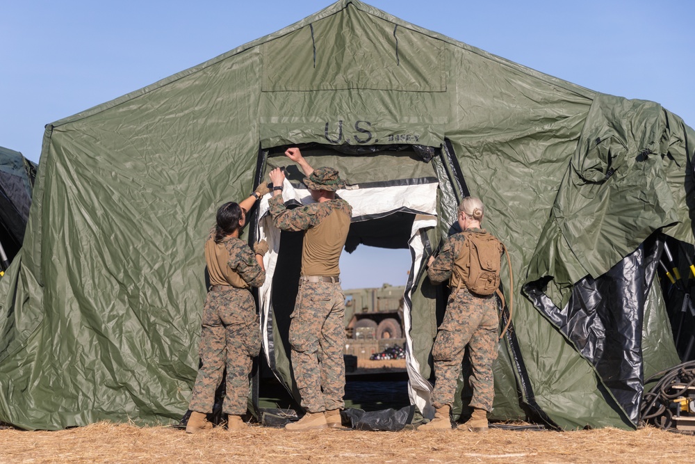 DVIDS - Images - MRF-D 24.3: CLB-5 (Rein.) Sailors setup role 2 field ...