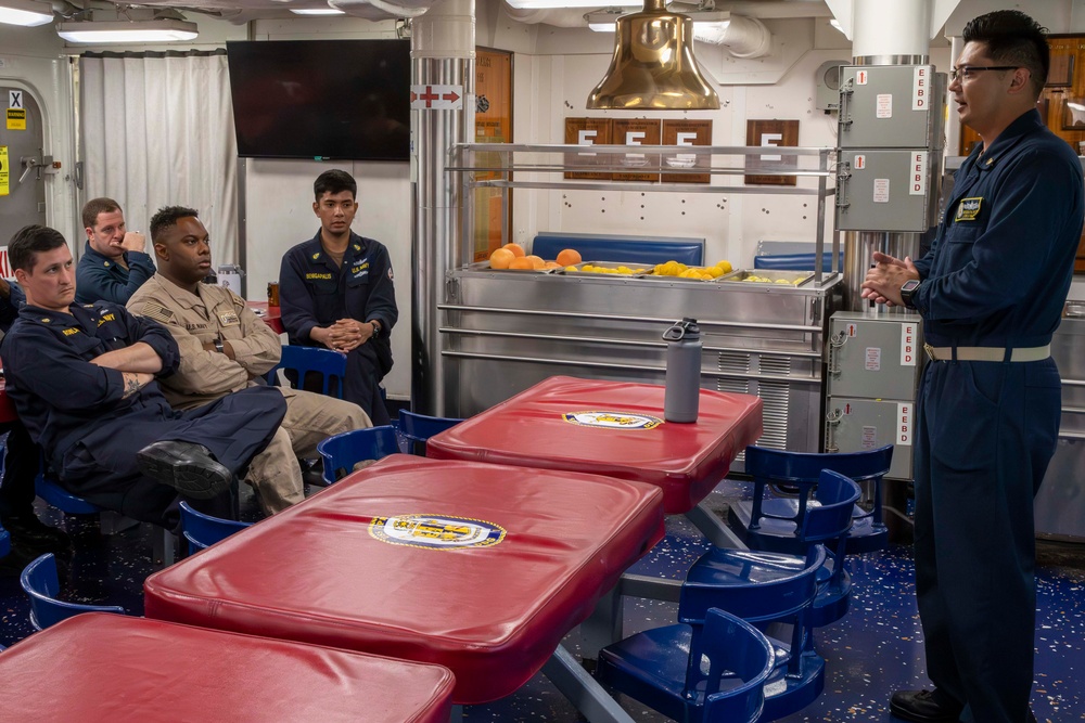 DVIDS - Images - USS Spruance holds command INDOC [Image 1 of 5]