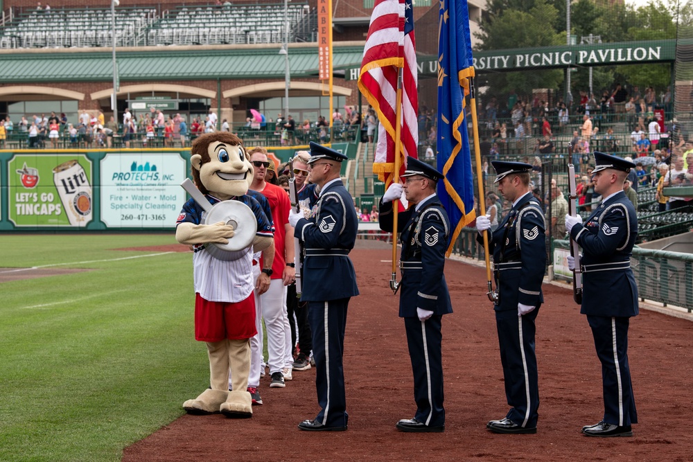 DVIDS - Images - 122nd Fighter Wing hits a home run for community ...