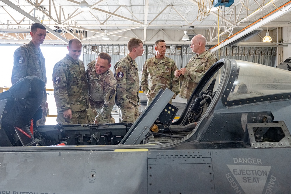 DVIDS - Images - Illinois Guardsmen Visit 177th Fighter Wing [Image 2 of 4]