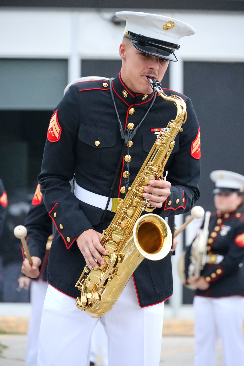 DVIDS - Images - The 2nd Marine Aircraft Wing (MAW) Band performs at ...
