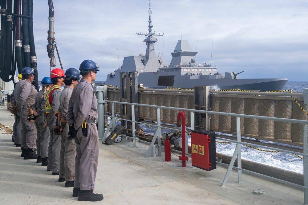 DVIDS - Images - MV Asterix, RSS Stalwart conduct RAS during RIMPAC ...