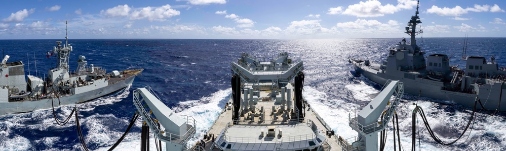 DVIDS - Images - JS Haguro, HMCS Vancouver, MV Asterix conduct RAS ...