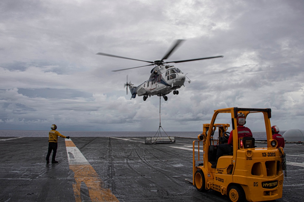 DVIDS - Images - Abraham Lincoln conducts an ammunition on-load [Image ...