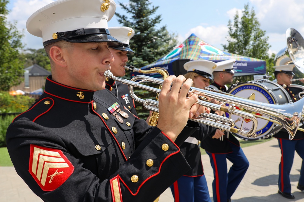DVIDS - Images - The 2nd Marine Aircraft Wing (MAW) Band performs at ...