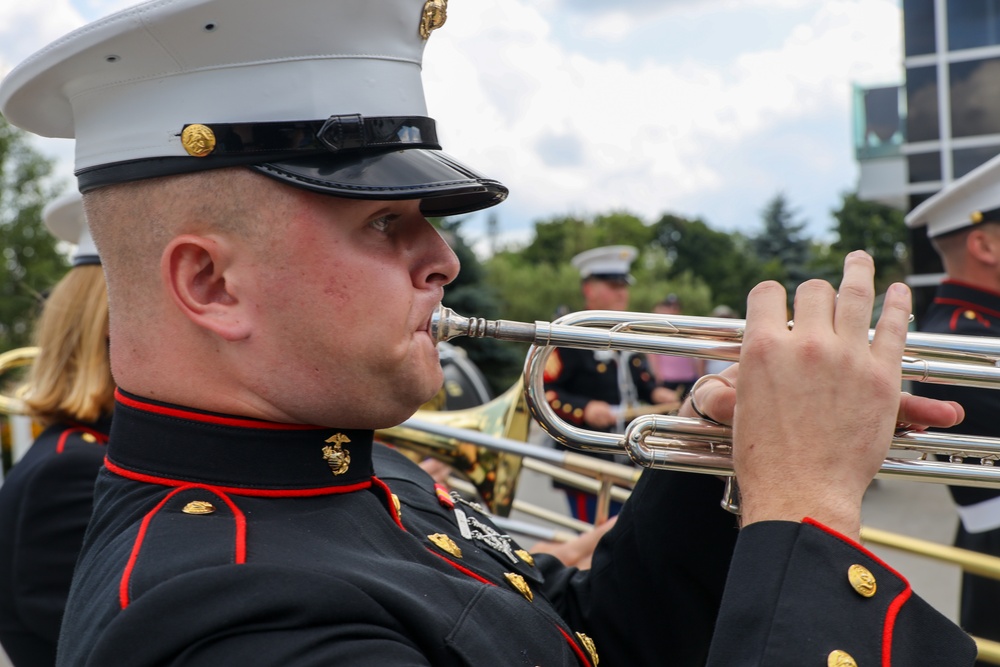 DVIDS - Images - The 2nd Marine Aircraft Wing (MAW) Band performs at ...