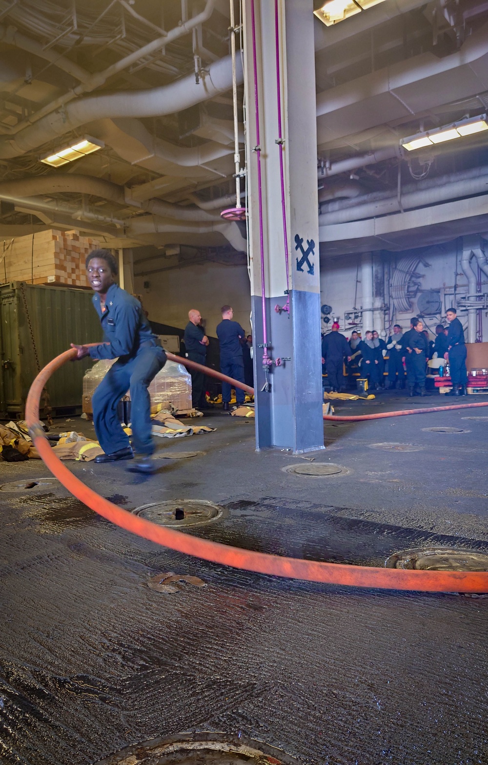 DVIDS - Images - Damage Control Training Aboard USS America (LHA 6 ...