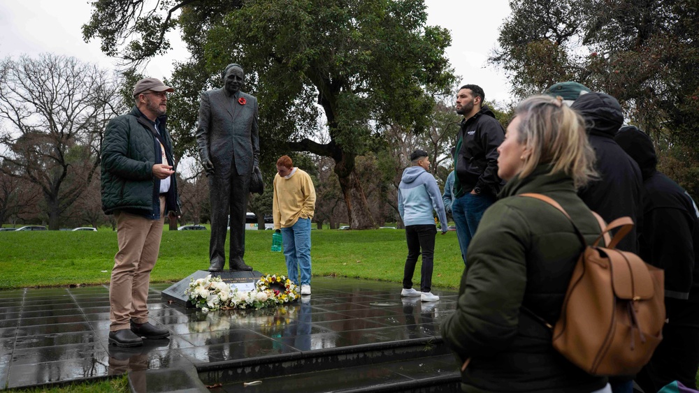 DVIDS - Images - Emory S. Land Sailors Participate in a Tour of Veteran ...
