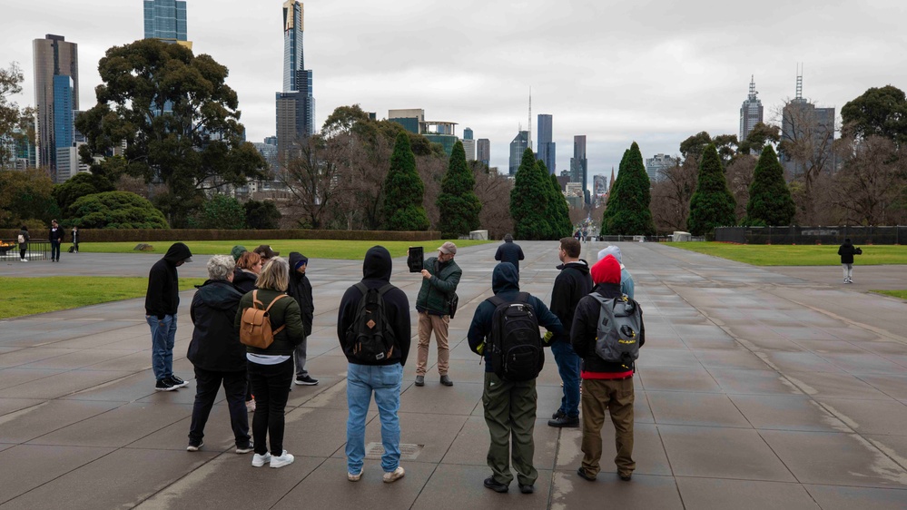 DVIDS - Images - Emory S. Land Sailors Participate in a Tour of Veteran ...