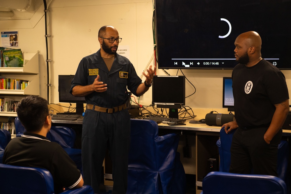 DVIDS - Images - Meditation training aboard Boxer [Image 1 of 2]