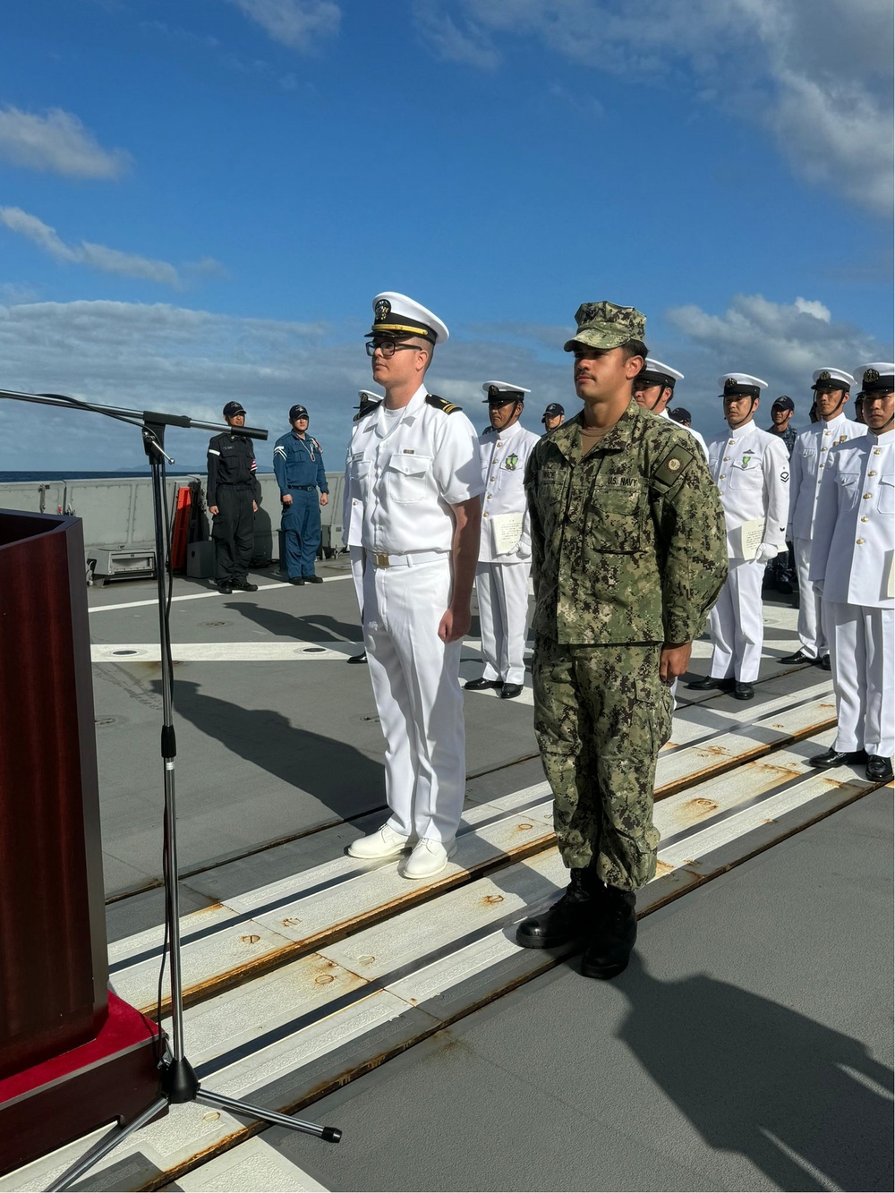 DVIDS - Images - U.S. Navy Promotion Ceremony Aboard Japanese Navy Ship ...