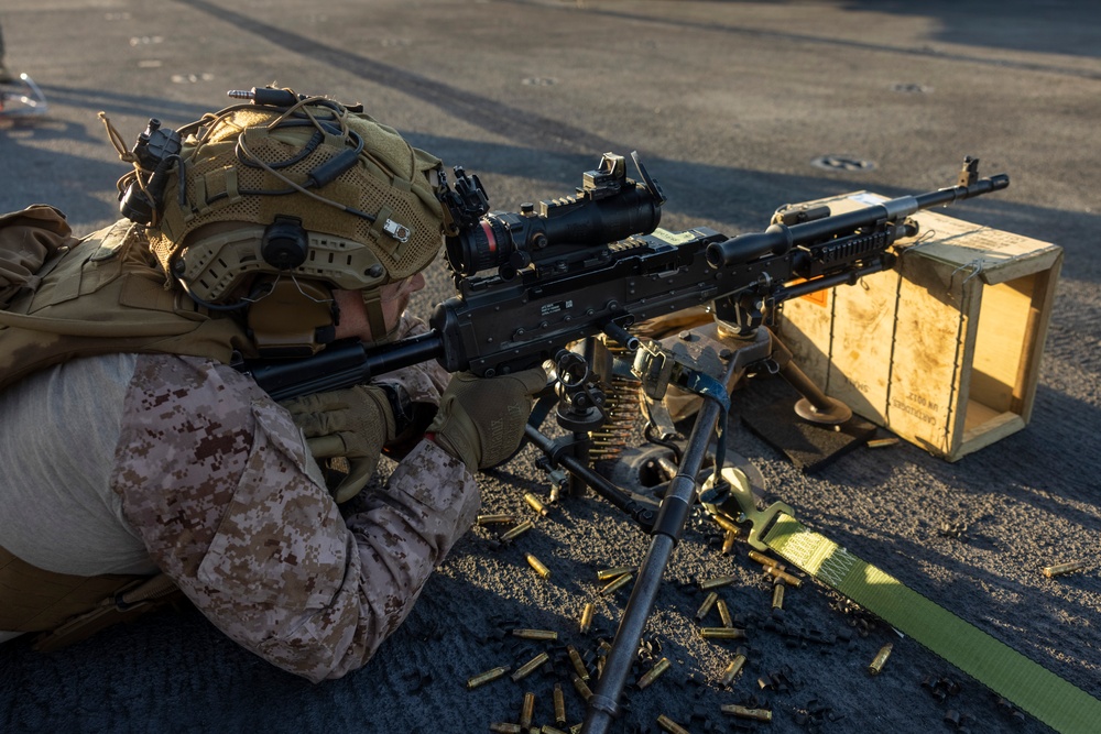 DVIDS - Images - BLT 1/8, 24th MEU (SOC) M240B Zero Range [Image 2 of 7]