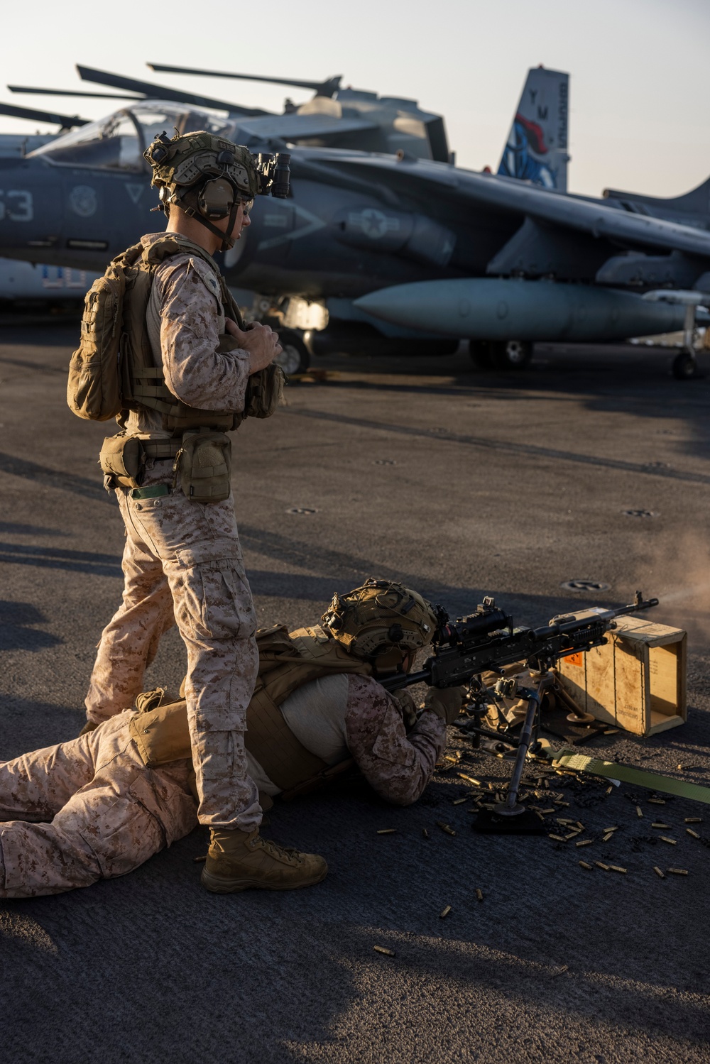 DVIDS - Images - BLT 1/8, 24th MEU (SOC) M240B Zero Range [Image 6 of 7]