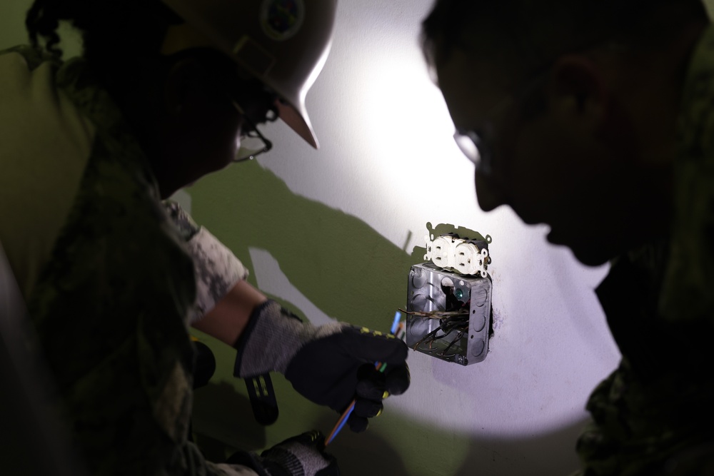 DVIDS - Images - Continuing Promise 2024 Seabees renovate a building at ...