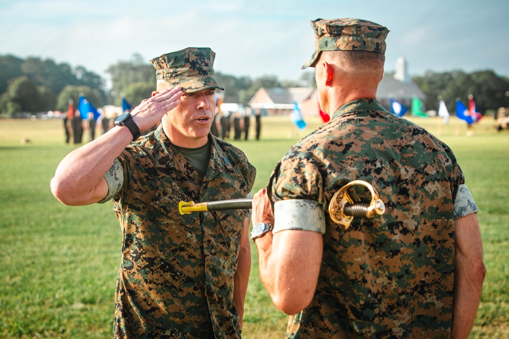 DVIDS - Images - 2d Battalion, 2d Marines: Relief and Appointment Ceremony [Image 4 of 10]