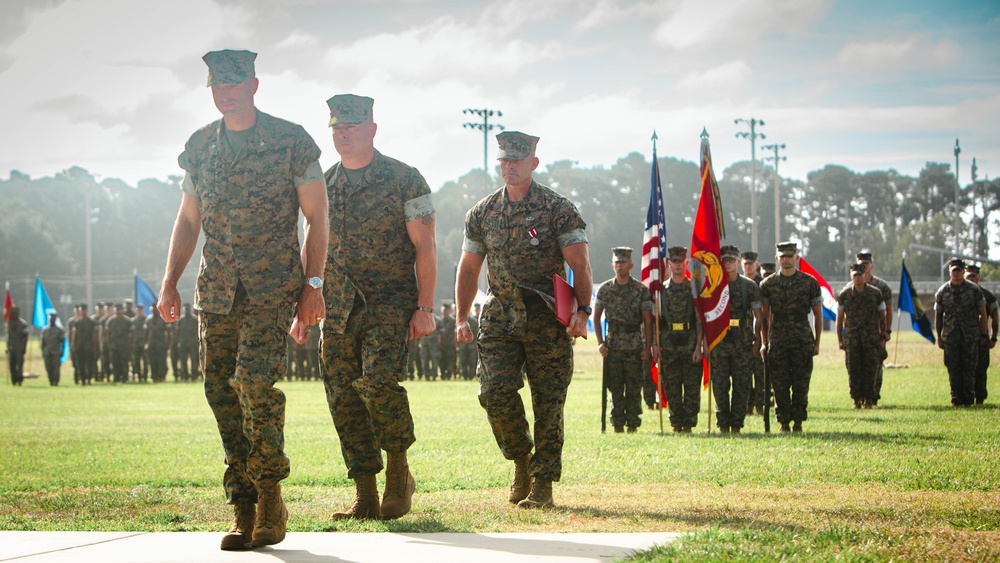DVIDS - Images - 2d Battalion, 2d Marines: Relief and Appointment Ceremony [Image 9 of 10]