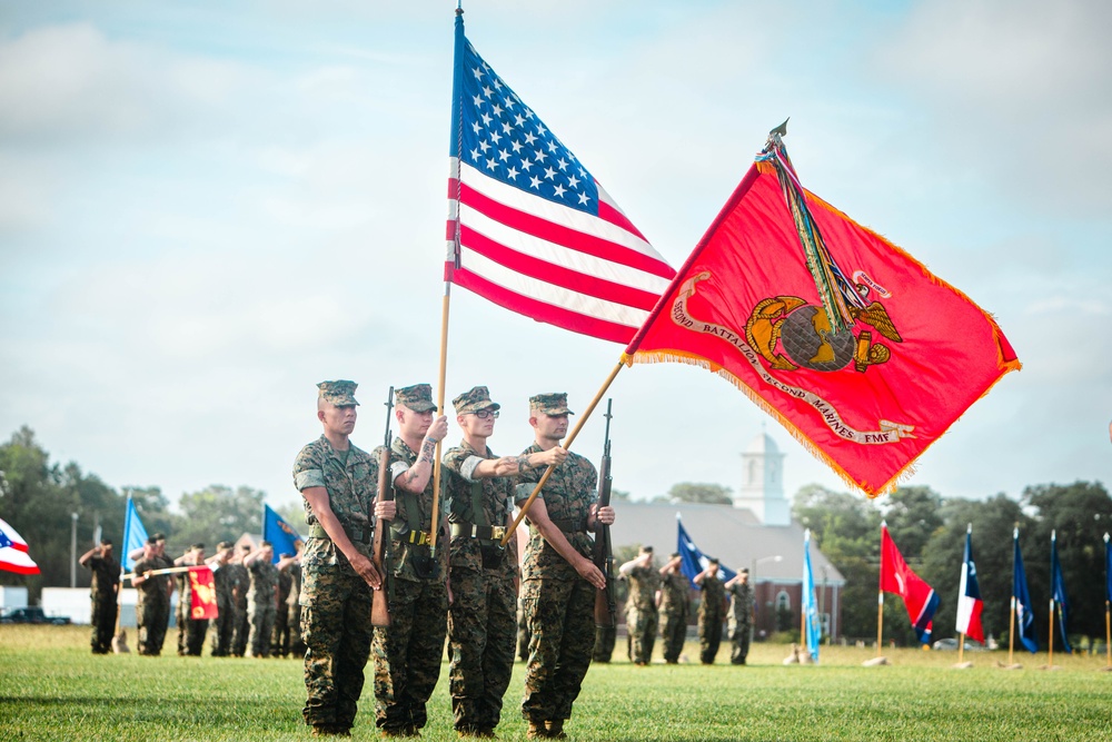 DVIDS - Images - 2d Battalion, 2d Marines: Relief and Appointment Ceremony [Image 10 of 10]