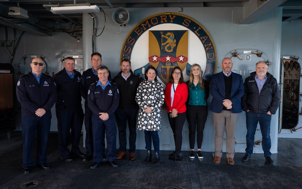 DVIDS - Images - Australian Federal Law Enforcement Tour Emory S. Land ...