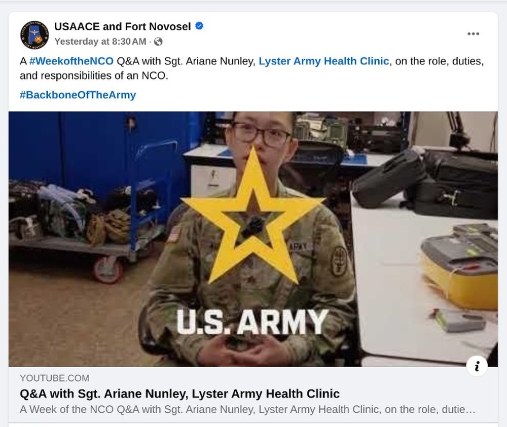 DVIDS - News - Fort Novosel celebrates ‘Backbone of the Army’ during ...