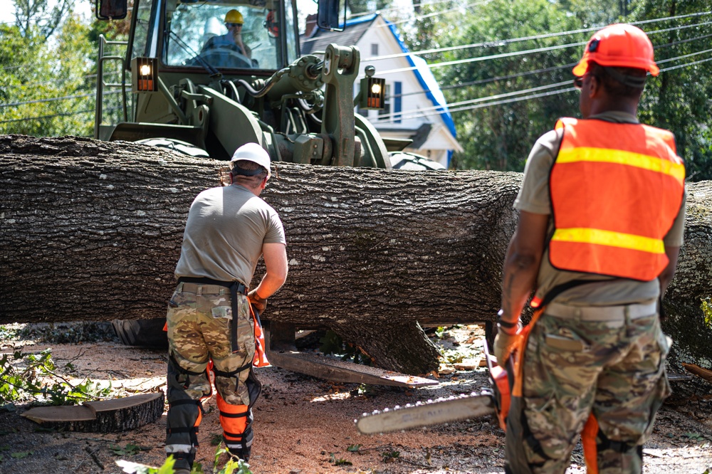 DVIDS - Images - 20241001 - 117th Engineer Brigade Debris Clearing in ...
