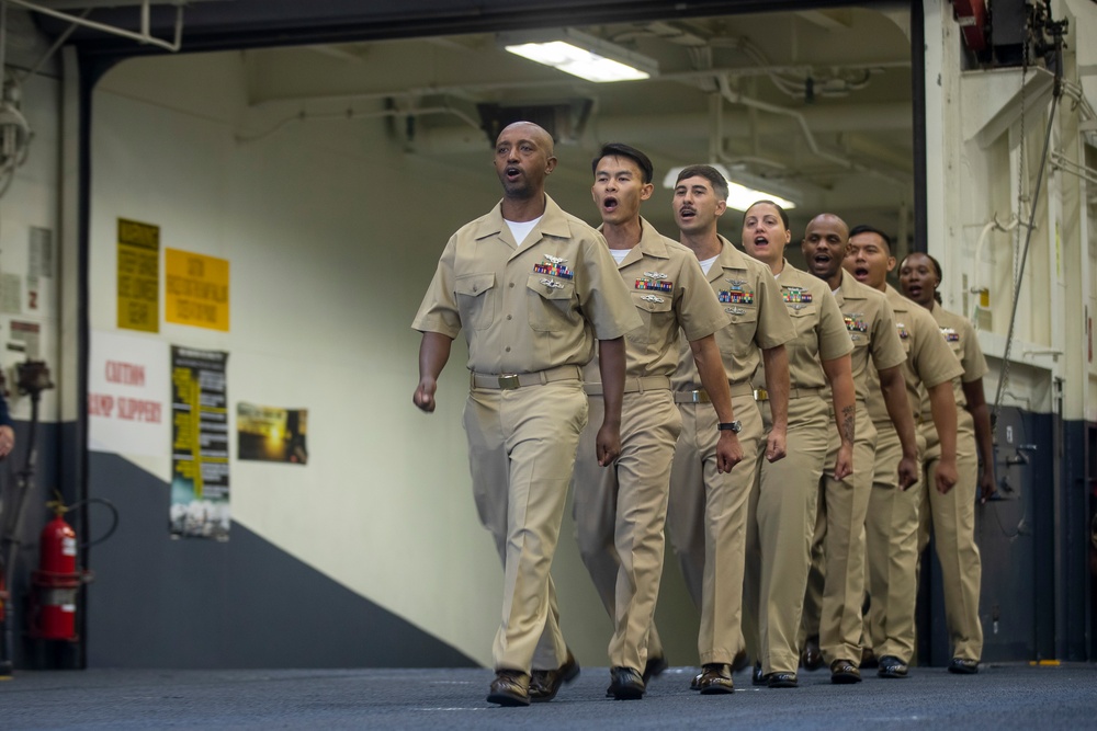 DVIDS - Images - USS Tripoli Holds Chief pinning ceremony [Image 1 of 5]