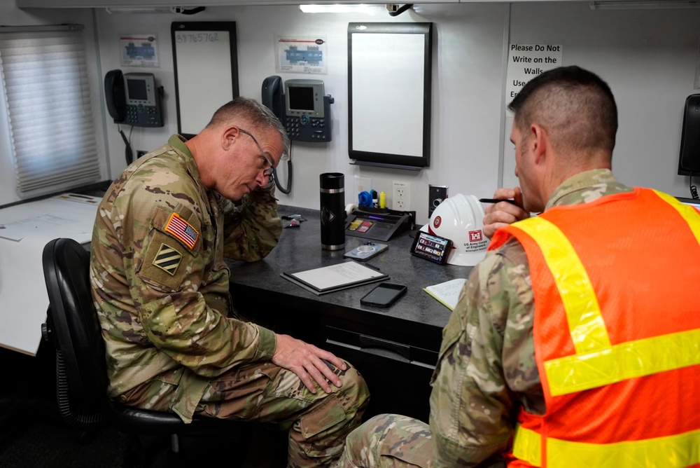 DVIDS - Images - Brig. Gen. Daniel Hibner met with Col. Brad Morgan, Lt ...