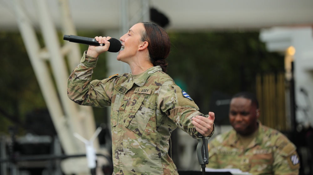 DVIDS - Images - The 3rd Infantry Division Rock Band Performs at ...