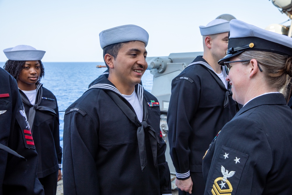 DVIDS - Images - Dvision in the Spotlight Uniform Inspection [Image 2 of 5]