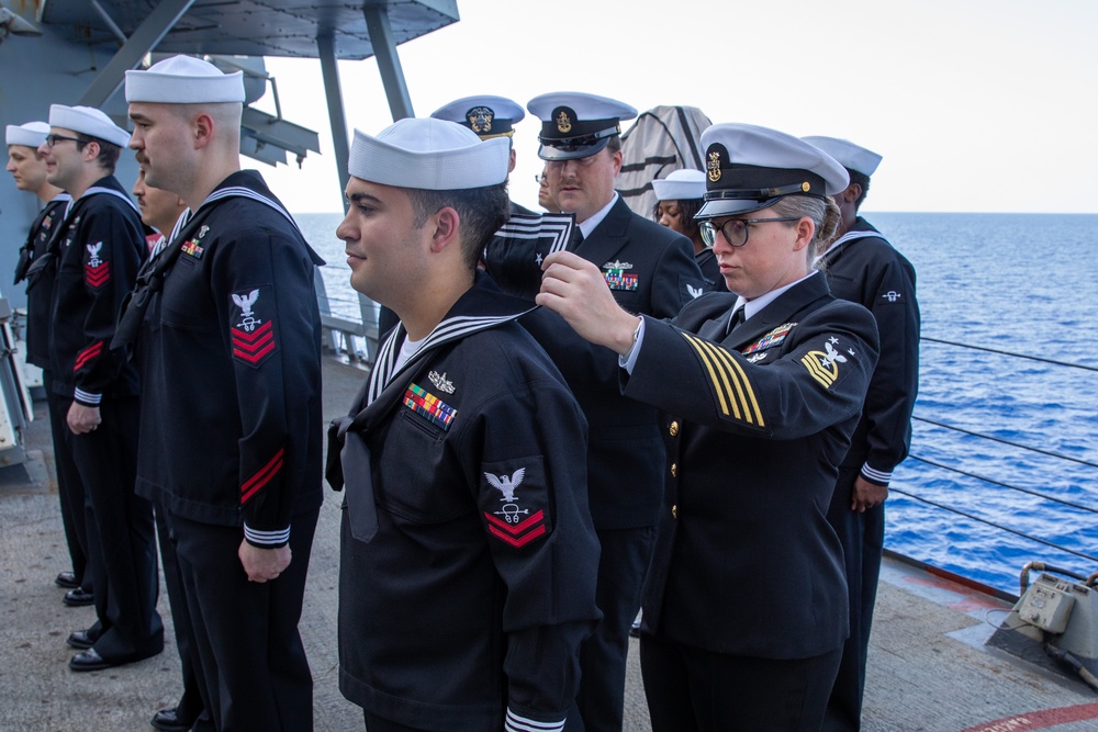 DVIDS - Images - Dvision in the Spotlight Uniform Inspection [Image 4 of 5]