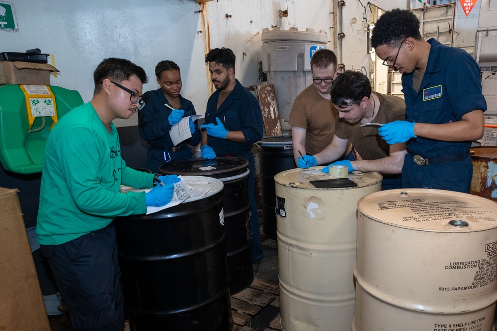 DVIDS - Images - USS George Washington Sailors secure hazardous ... DVIDS - Images - USS George Washington Sailors secure hazardous ...