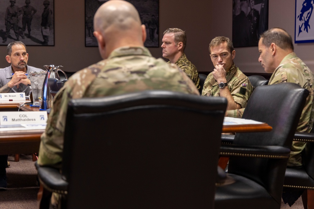 DVIDS - Images - XVIII Airborne Corps: Maj. Gen. Dominic Biddick Visit