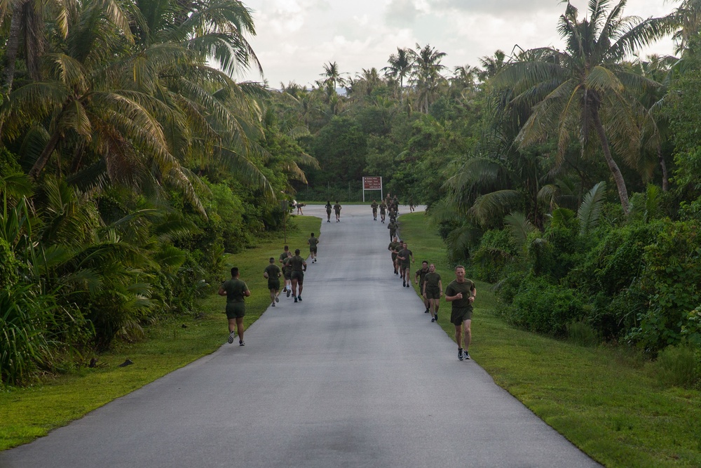 DVIDS - Images - Camp Blaz conducts unit run [Image 5 of 7]