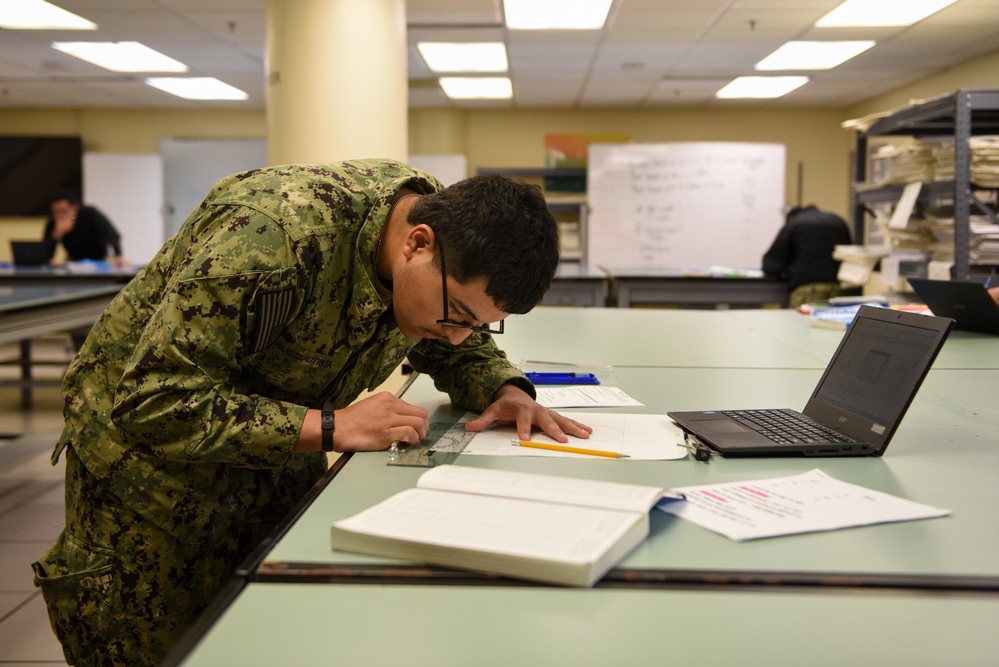 DVIDS - Images - SWESC GL Accession-Level Sailors Practice Map Plotting ...