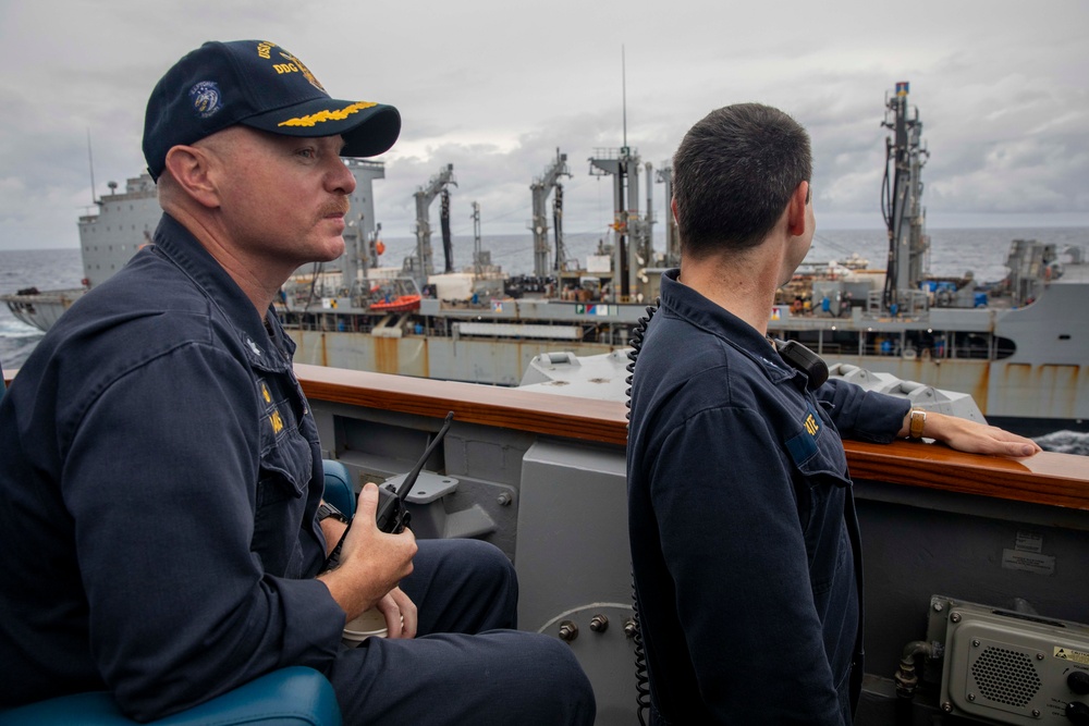 DVIDS - Images - USS Spruance conducts replenishment-at-sea with USNS ...
