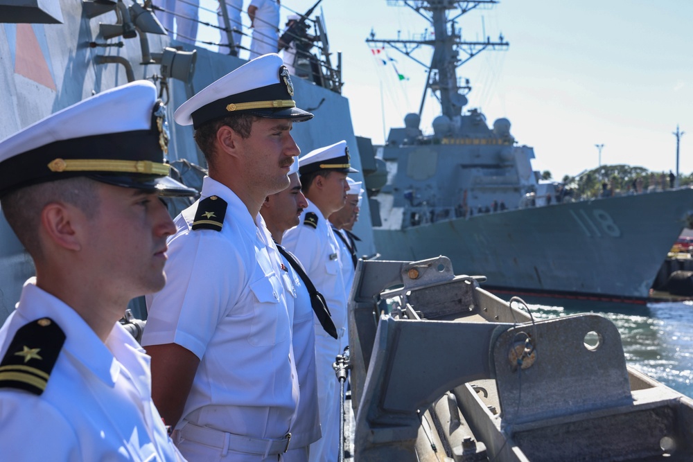 DVIDS - Images - USS William P. Lawrence conducts routine operations as ...