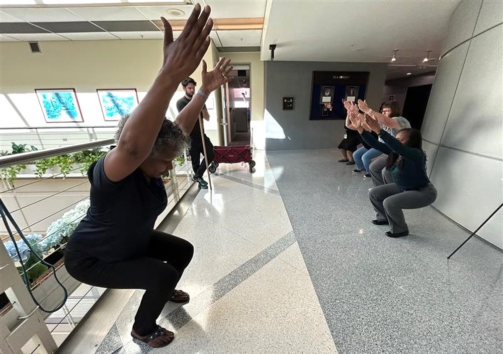 DVIDS - News - MWR’s Red Wagon Program energizes DLA employees through movement