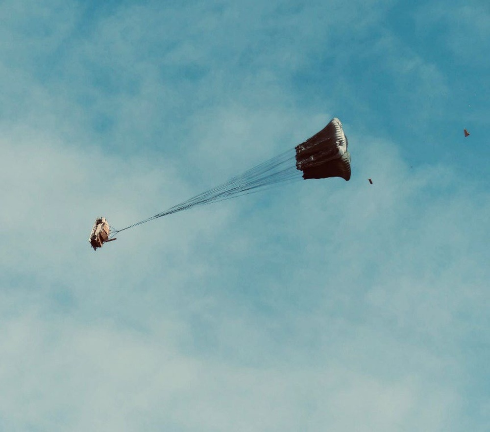 DVIDS - Images - Two G11 Parachutes mid-extraction as the U.S. Army ...