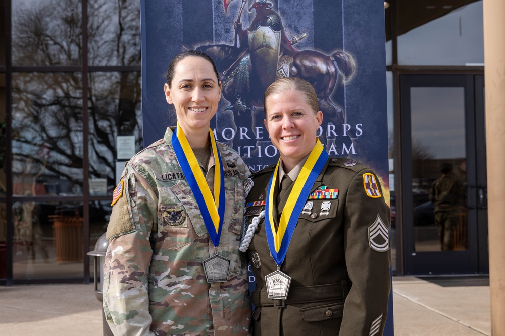 DVIDS - Images - SFC Jennifer Mozeleski-Licata Receives Jerome Pionk ...